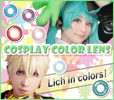 Choose colored contacts for cosplay from colors